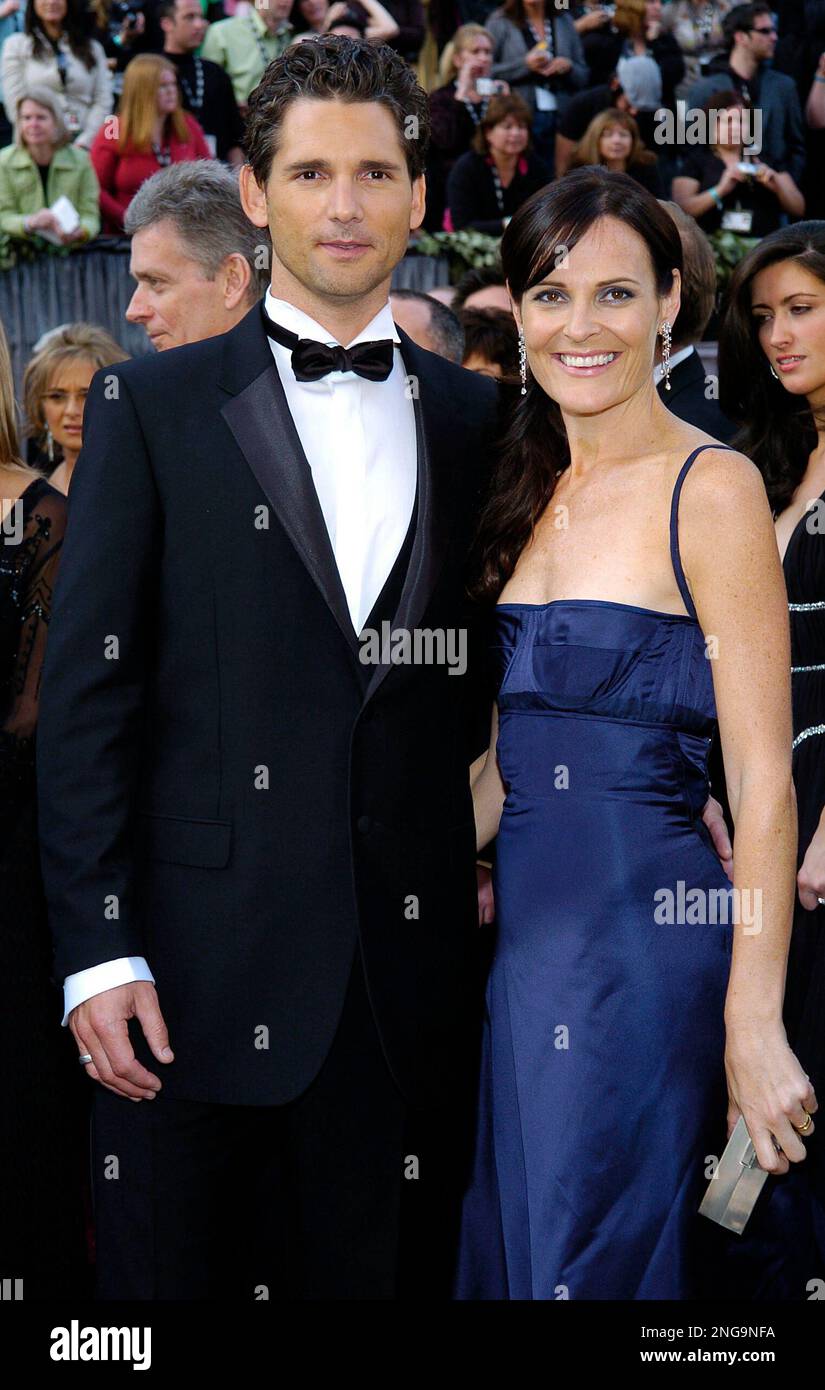 Eric Bana and wife Rebecca arrive for the 78th Academy Awards Sunday ...
