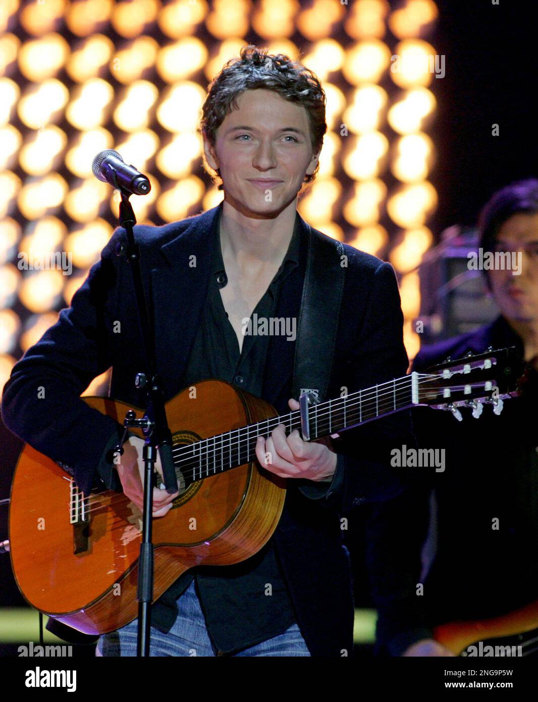 French singer Raphael performs the Victoires de la Musique, French ...