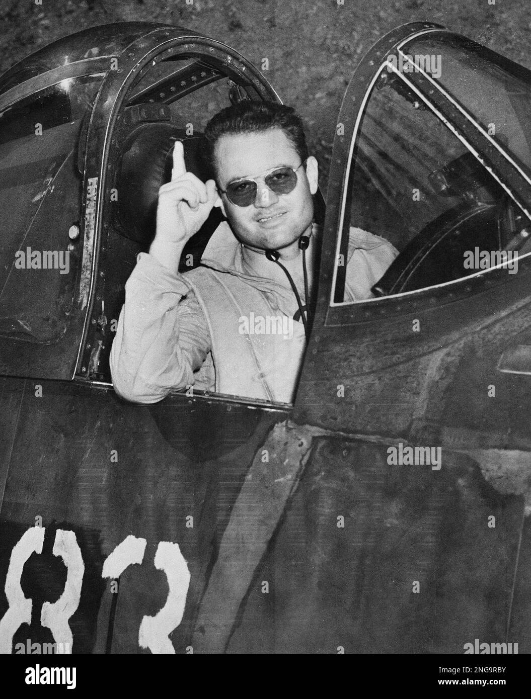 Maj. Gregory Boyington of Okanogan, Wash. Marine Corps fighter ace ...