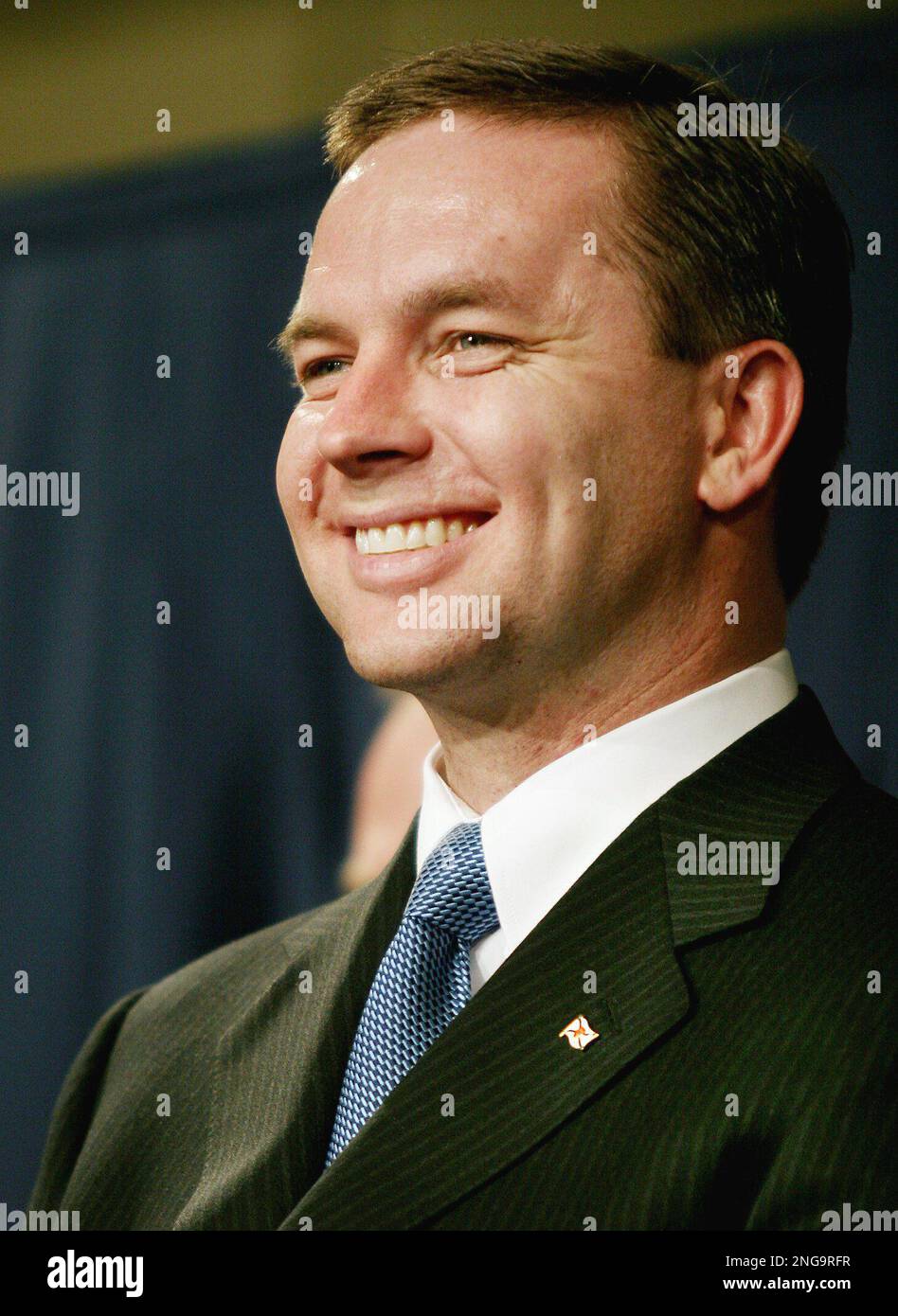 Premier-designate Rodney MacDonald smiles proudly before taking the ...