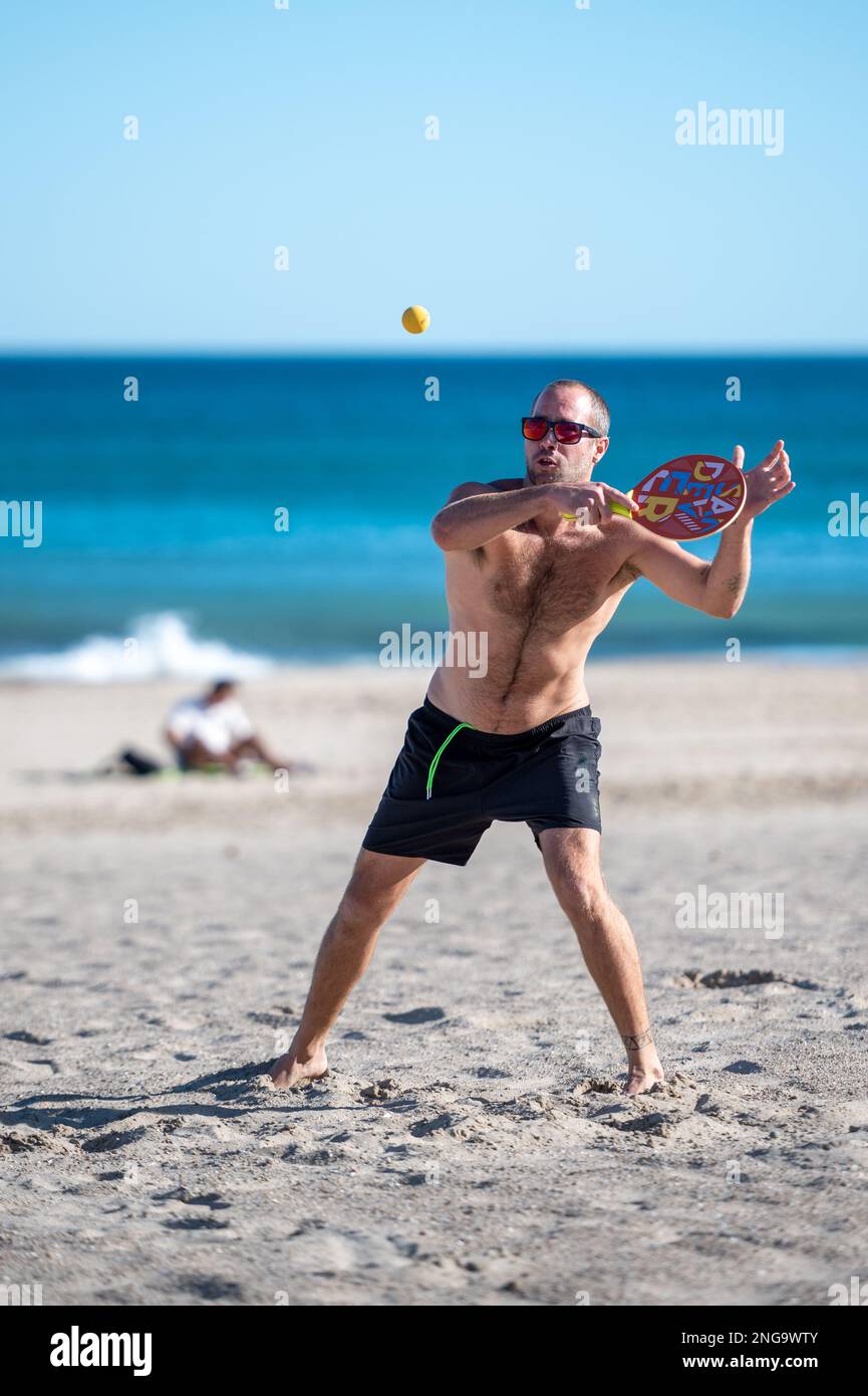 Beach tennis in spain hi-res stock photography and images - Alamy