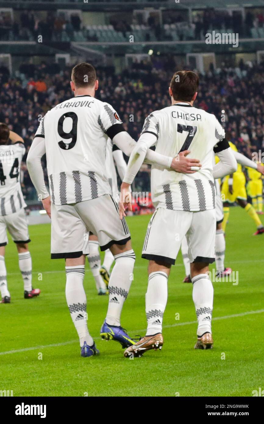 Dusan vlahovic chiesa 2023 hi-res stock photography and images - Alamy