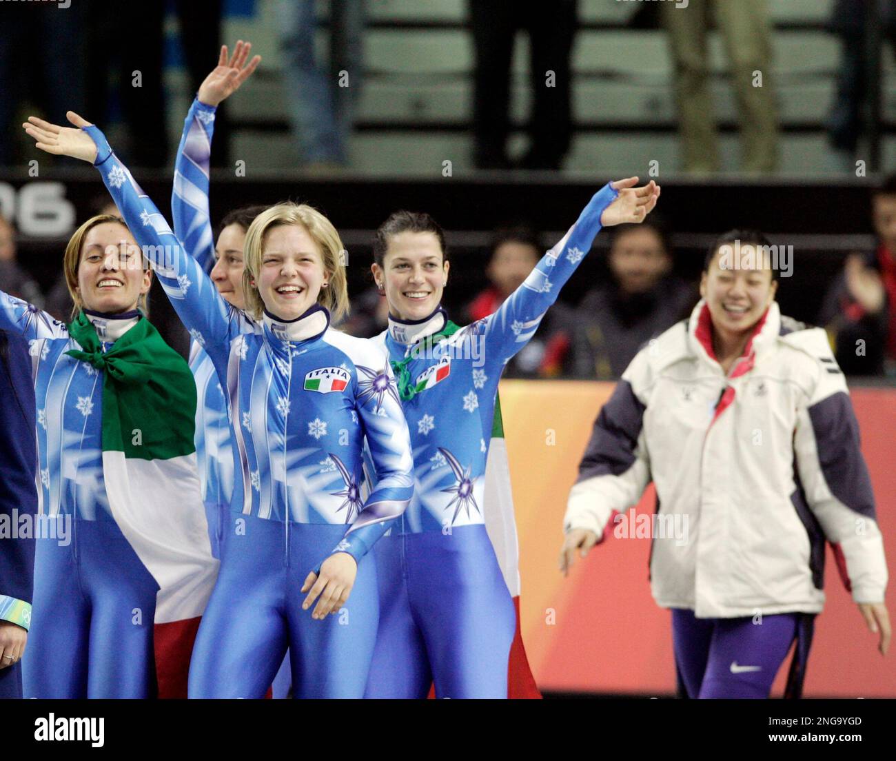 From left, Italian teammates Marta Capurso, Cecilia Maffei, Arianna ...
