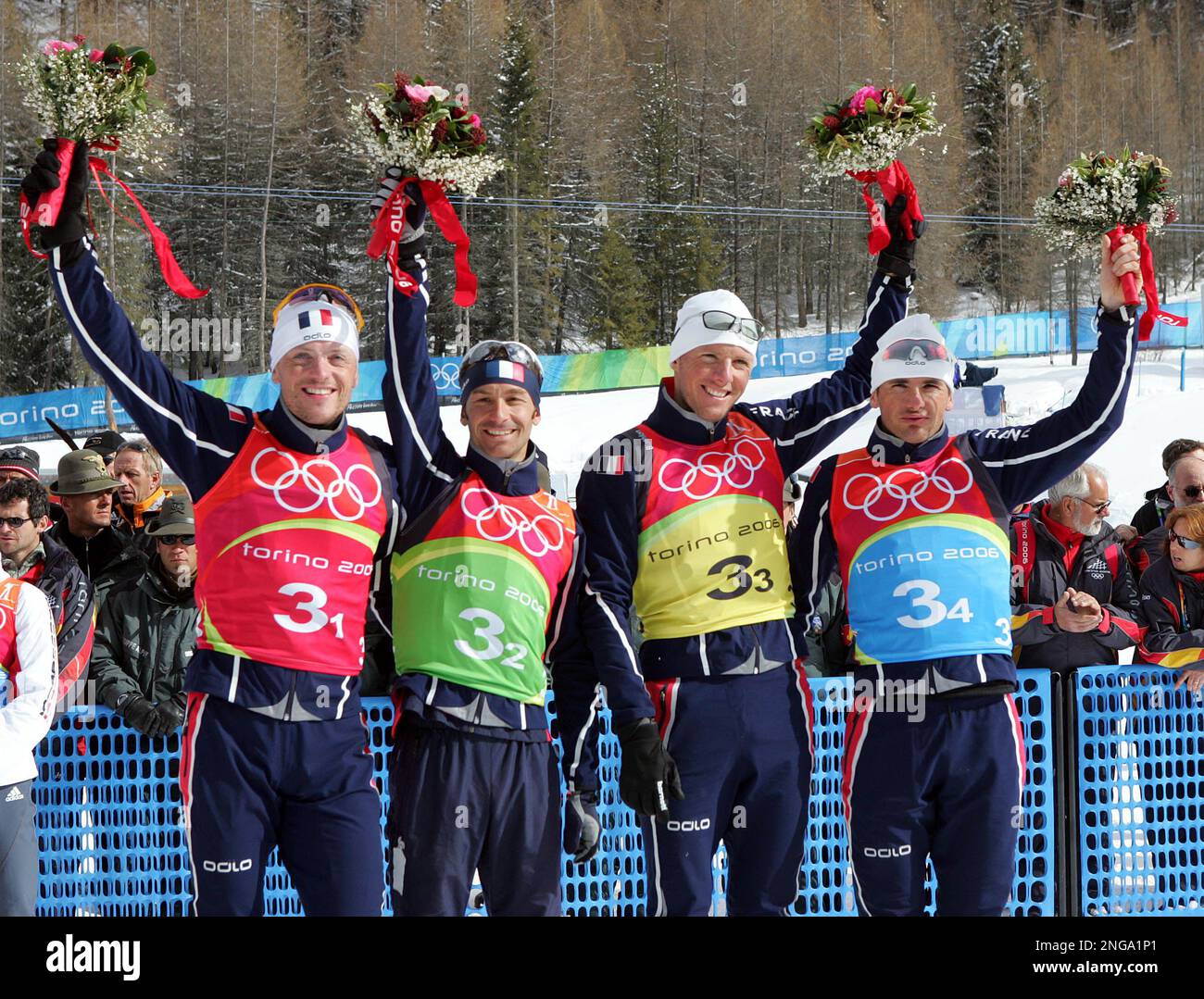 French Bronze Medallists Julien Robert, Vincent Defrasne, Ferreol ...