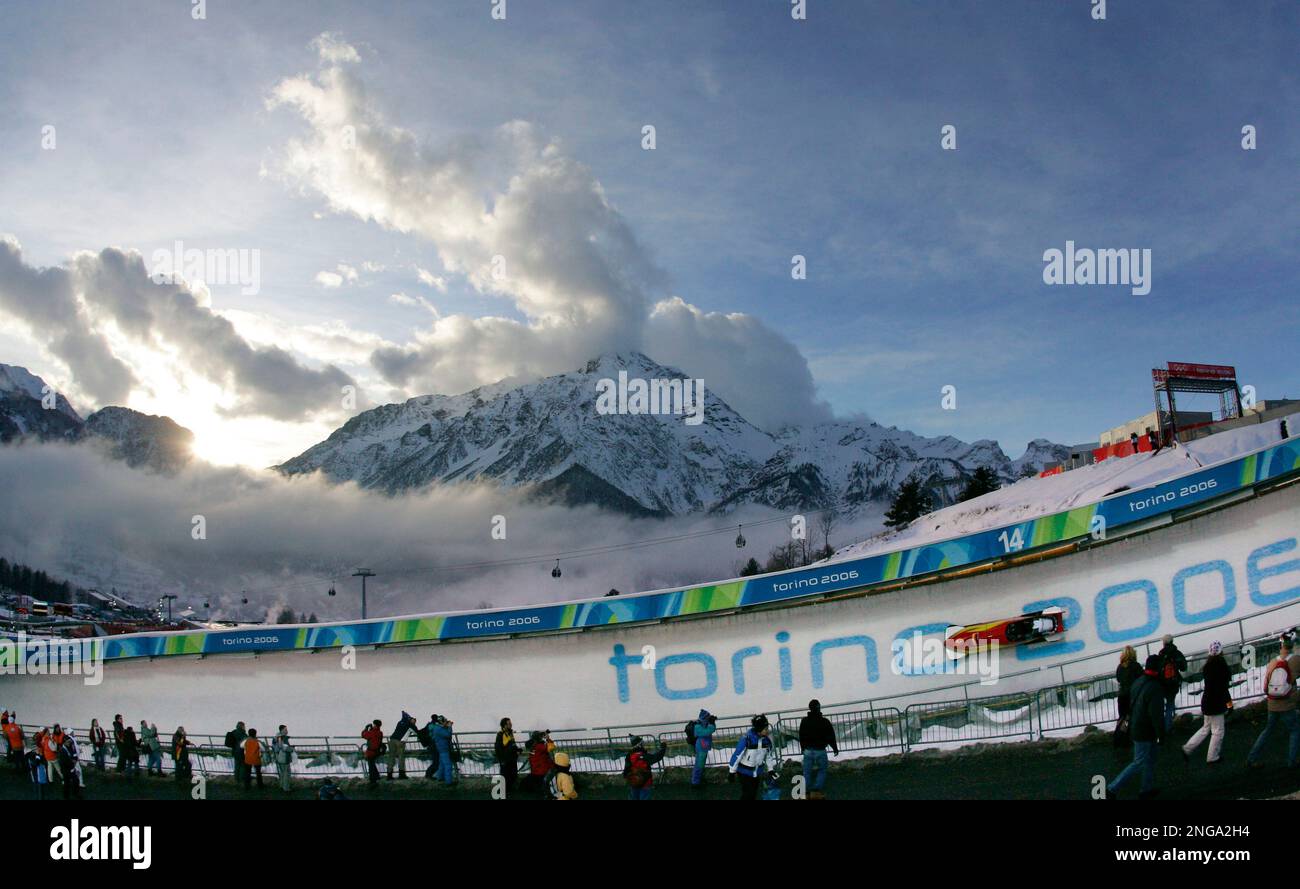 Germany-2 piloted by Susi Lisa Erdmann passes through curve 14 during ...