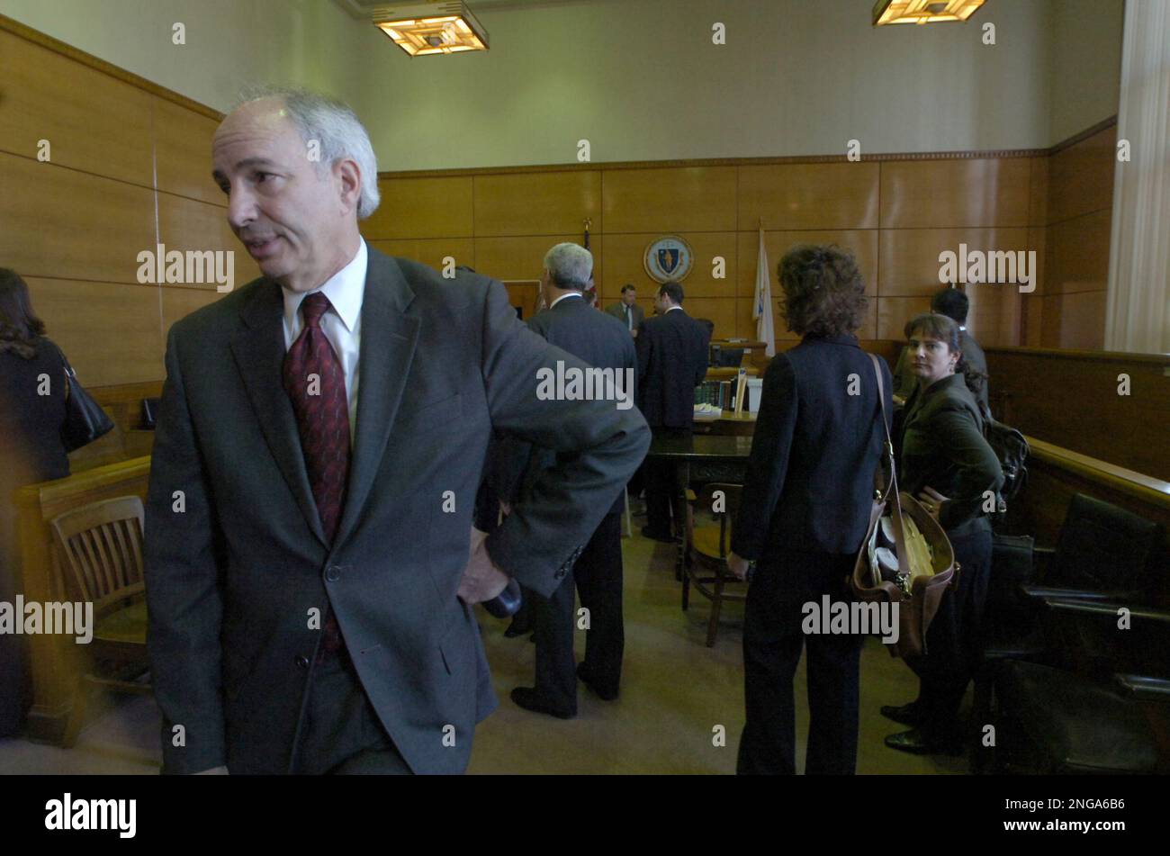 Elliot Weinstein, defense attorney for Neil Entwistle is shown in ...