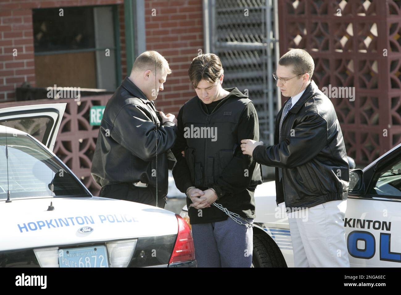 Neil Entwistle arrives at district court in Framingham, Mass., Thursday ...