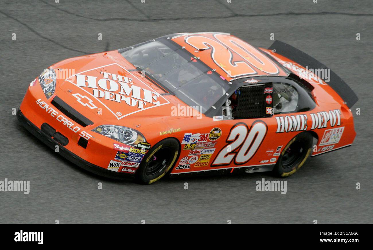 NASCAR driver Tony Stewart (20) is pictured during the Gatorade Duel #1 ...