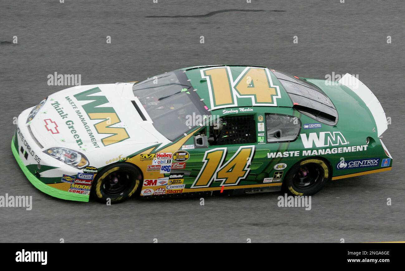 NASCAR driver Sterling Marlin (14) is pictured during the Gatorade Duel ...