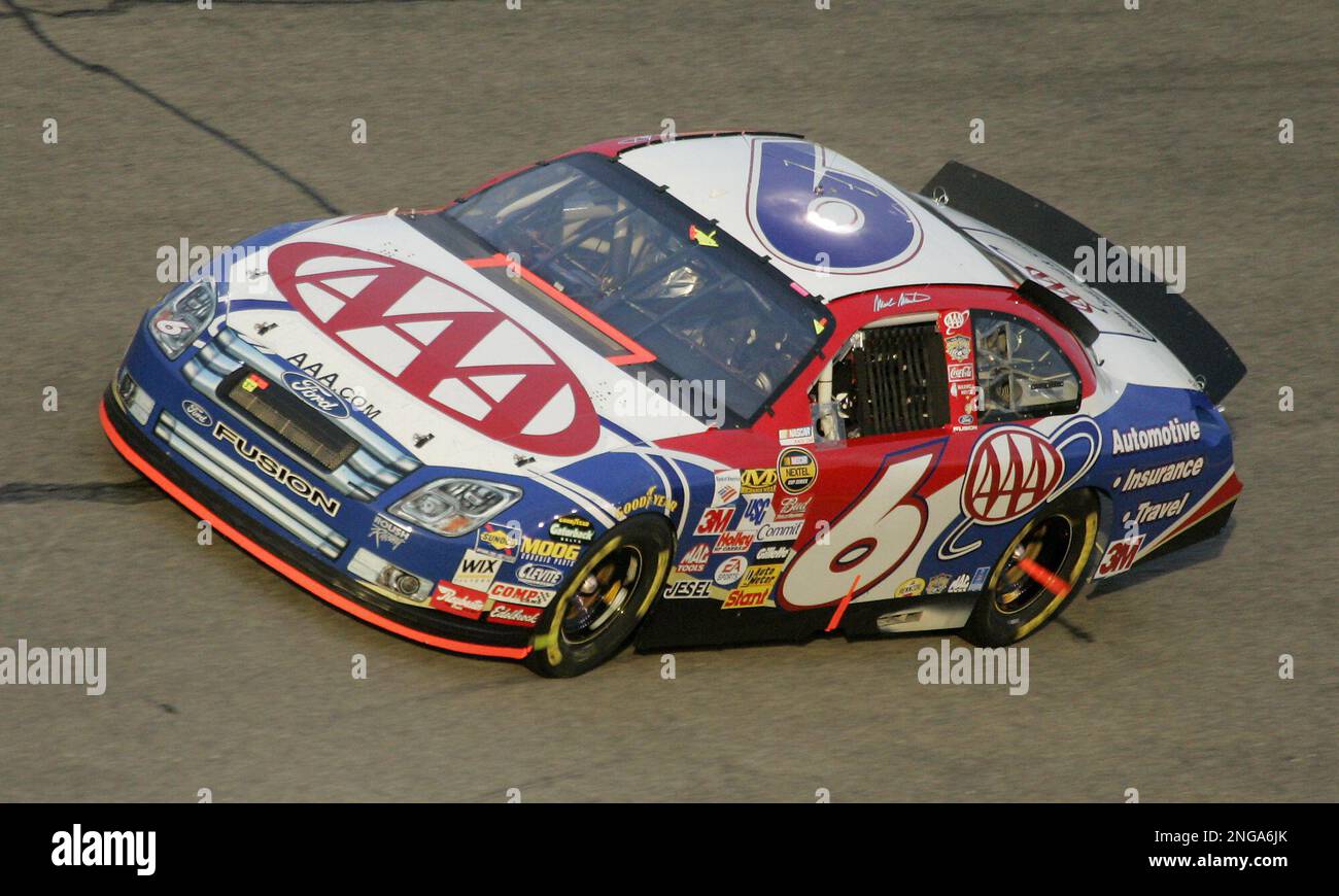 NASCAR driver Mark Martin (6) is pictured during the Gatorade Duel #2 ...
