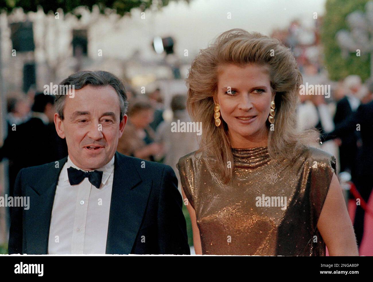 Actress Candice Bergen and her husband film director Louis Malle arrive ...