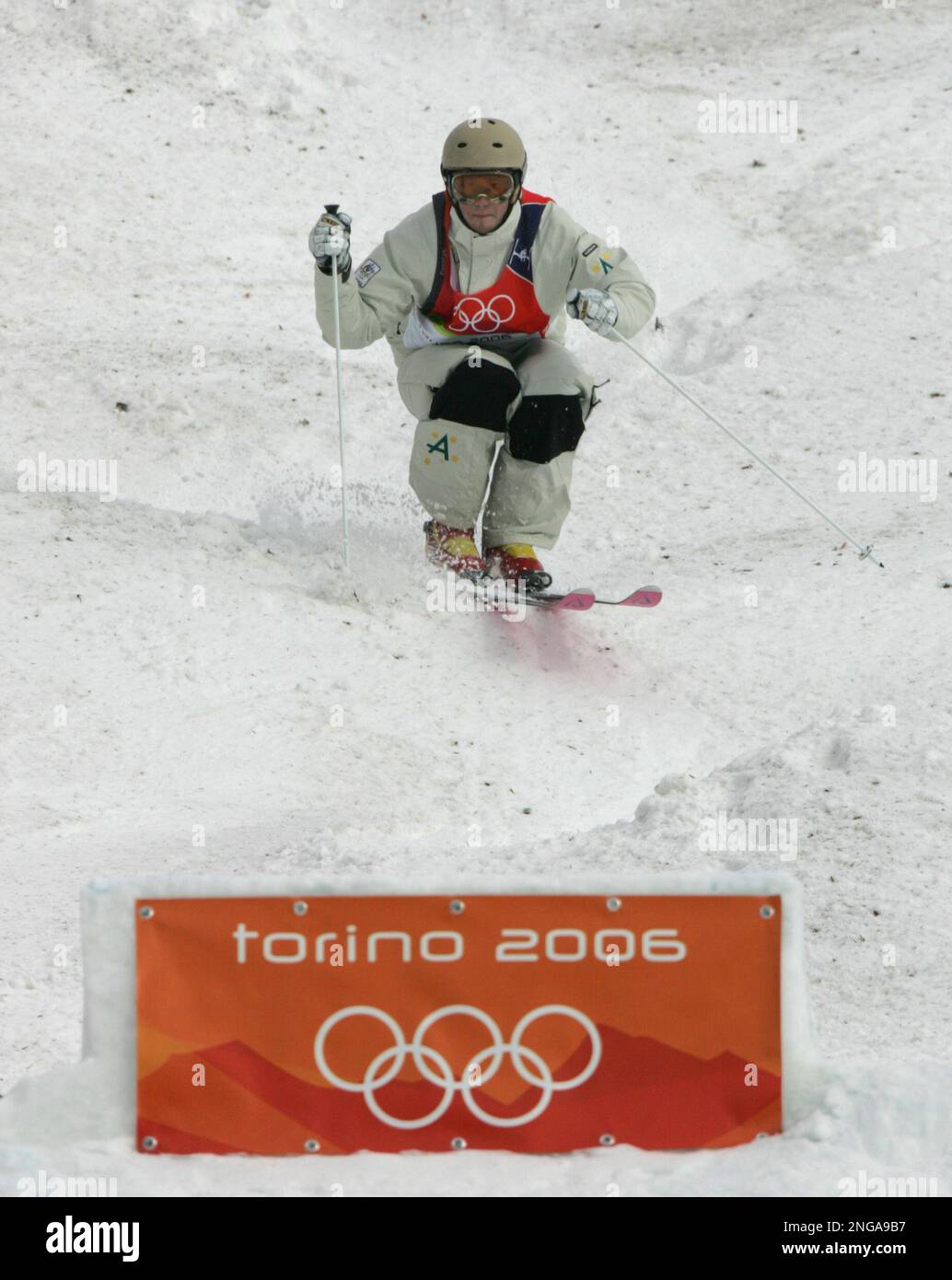 The body of Dale Begg-Smith of Australia, overall leader in the World ...