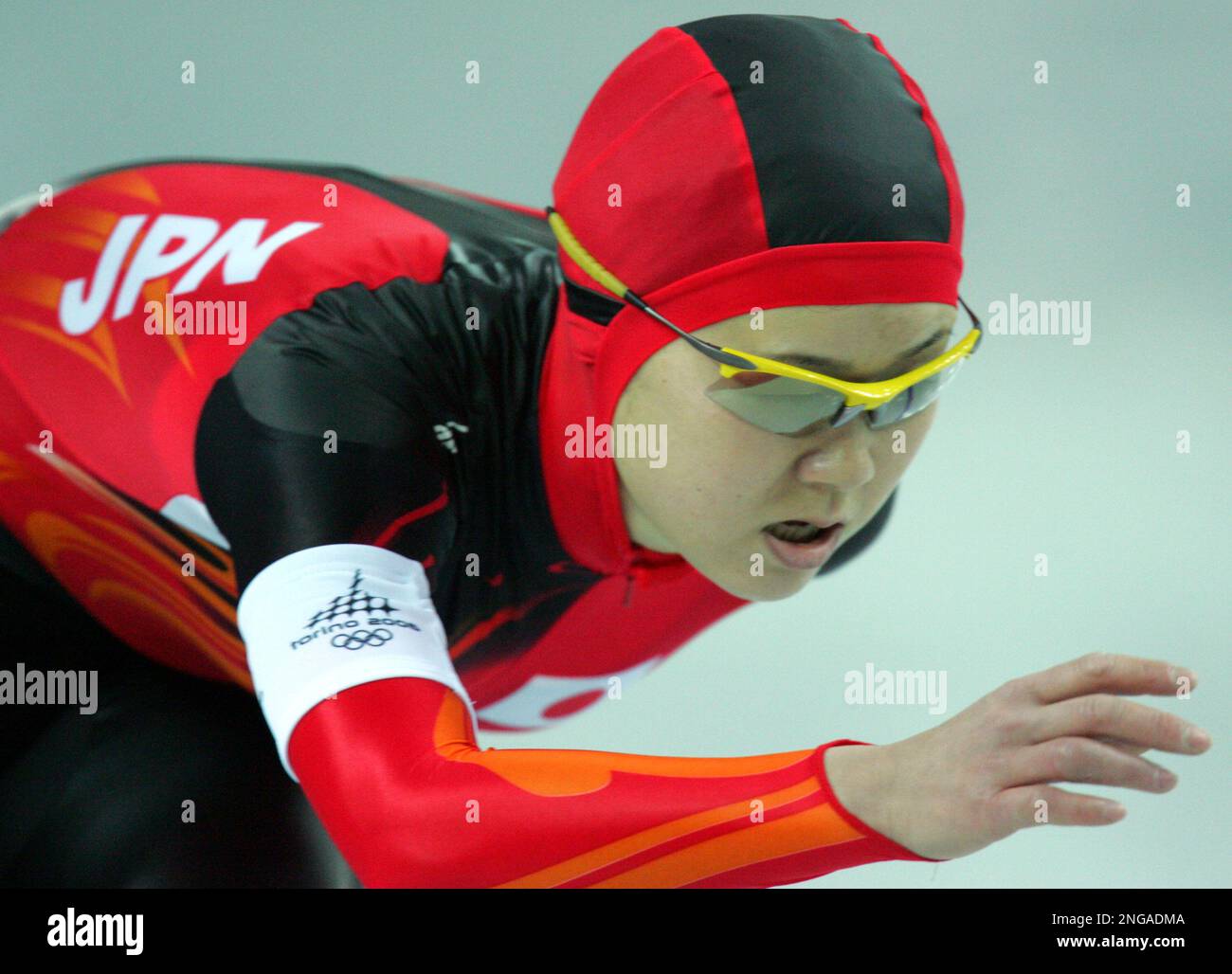 Japan's Maki Tabata races during the Winter Olympics women's 3,000 ...
