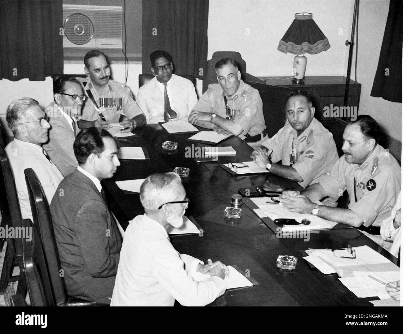 The new president of Pakistan, Mohammed Ayub Khan, who also holds ...