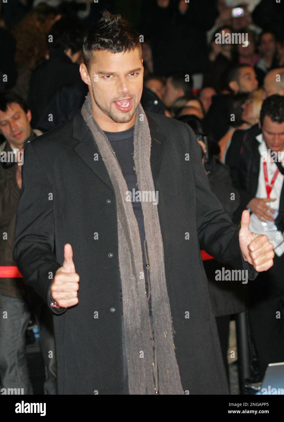 Puerto Rican singer Ricky Martin arrives at the Cannes festival palace ...