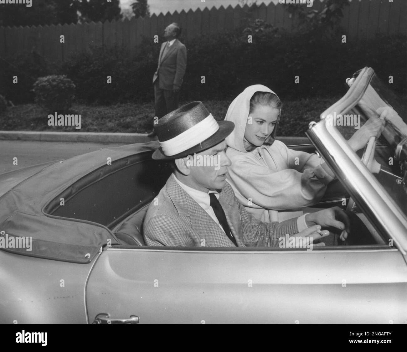 Grace Kelly and her co-star in "High Society" Frank Sinatra, look back ...