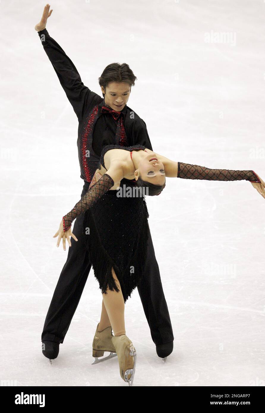 William Beier, left, and Christina Beier, representing Germany, perform ...