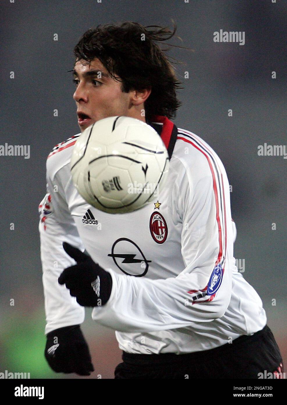 AC Milan's Kaka in action during the Italian Serie A top league soccer ...