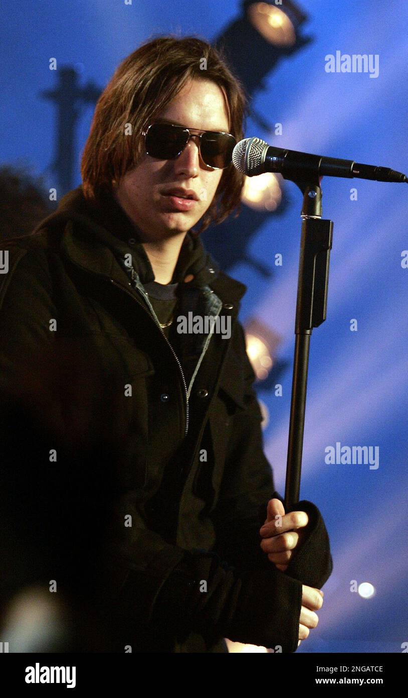 Singer Julian Casablancas Of The Strokes Performs During A Concert For