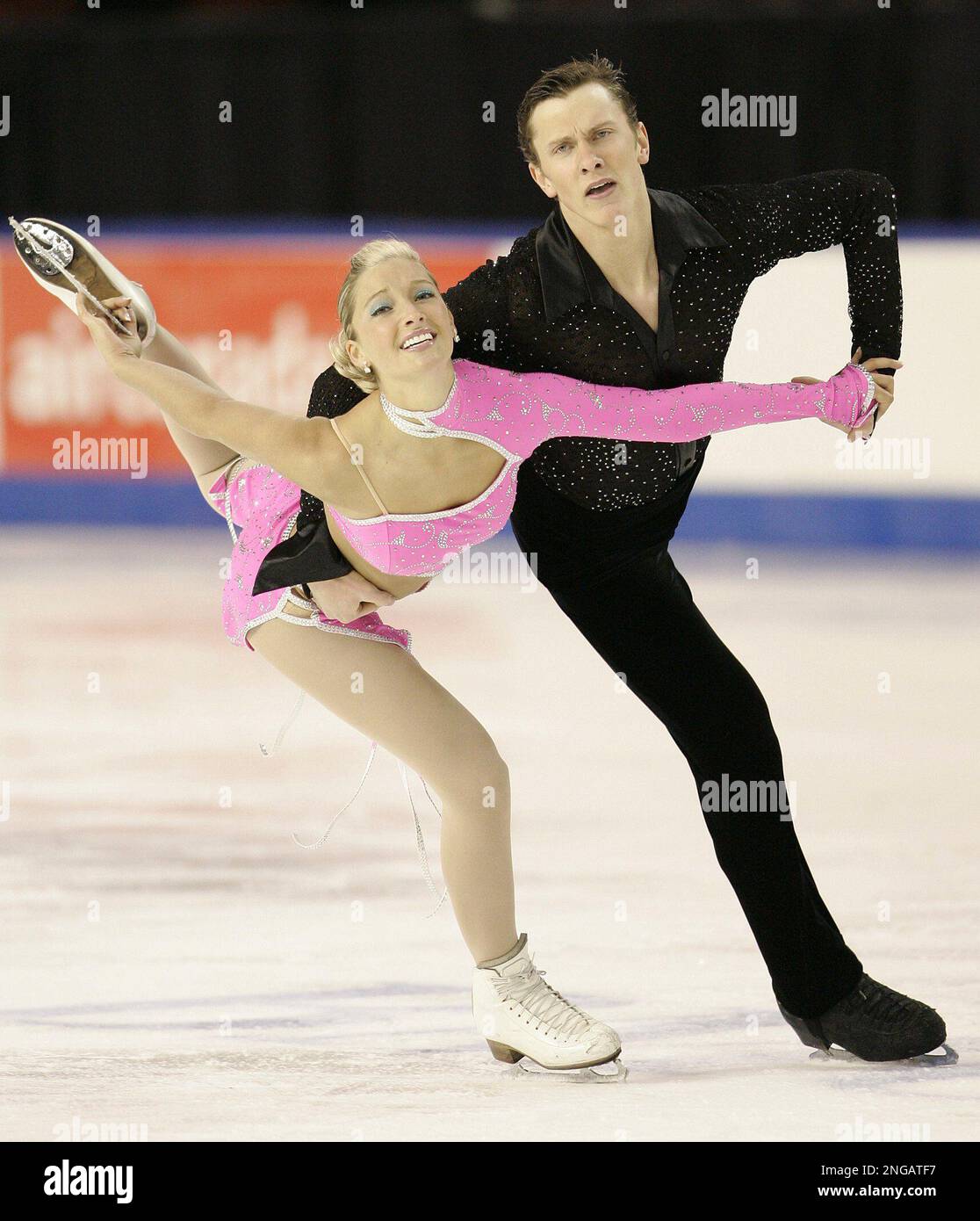 Junior Ice Dance couple Mylene Lamoureux and Michael Mee, of St ...
