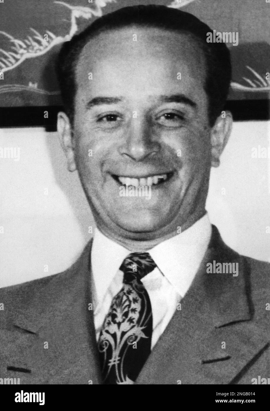 Portrait of the President of Guatemala, Jacobo Arbenz Guzman, from May ...