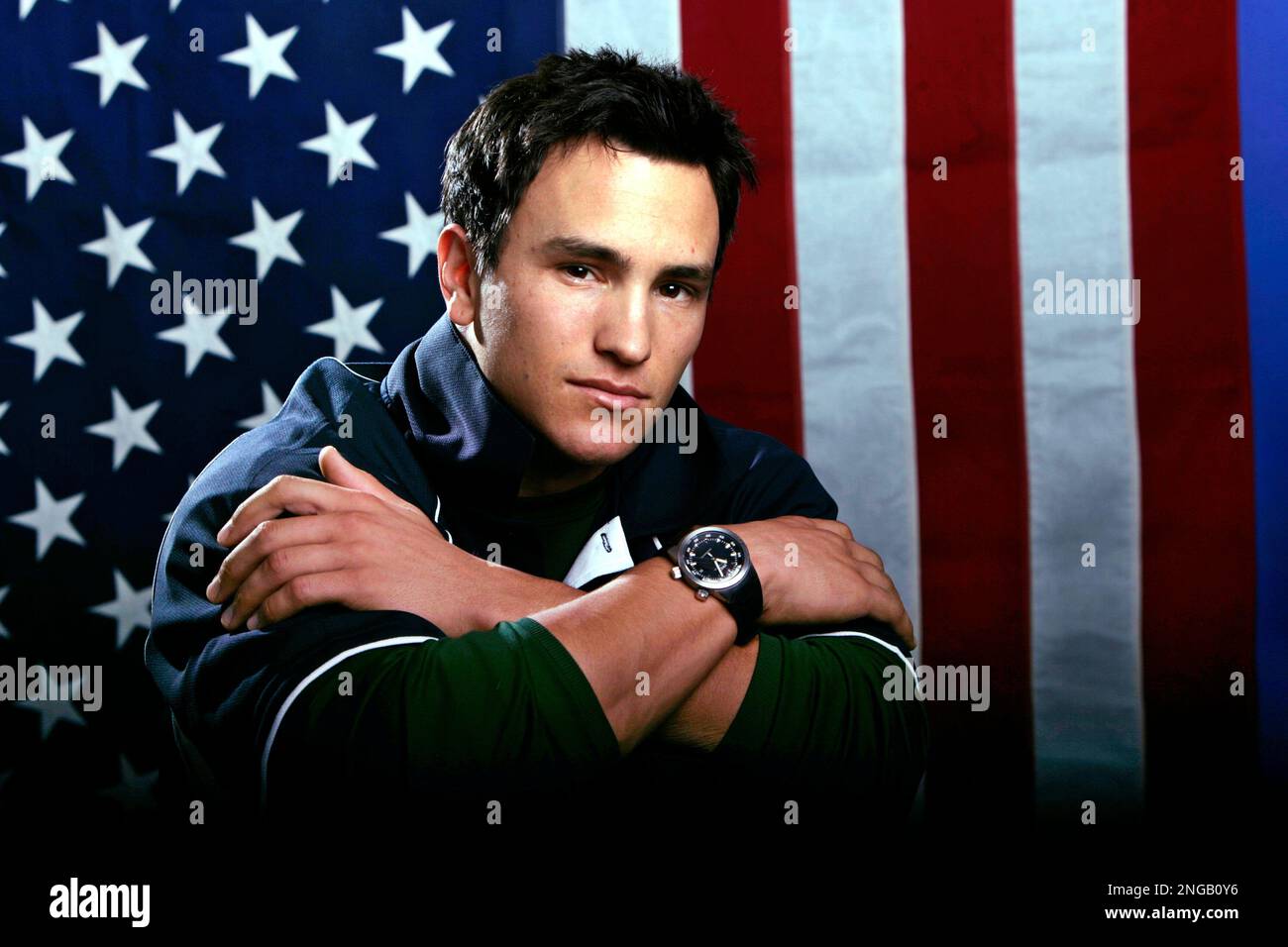 US Olympic freestyle moguls skier Jeremy Bloom is shown in this Oct. 11 ...