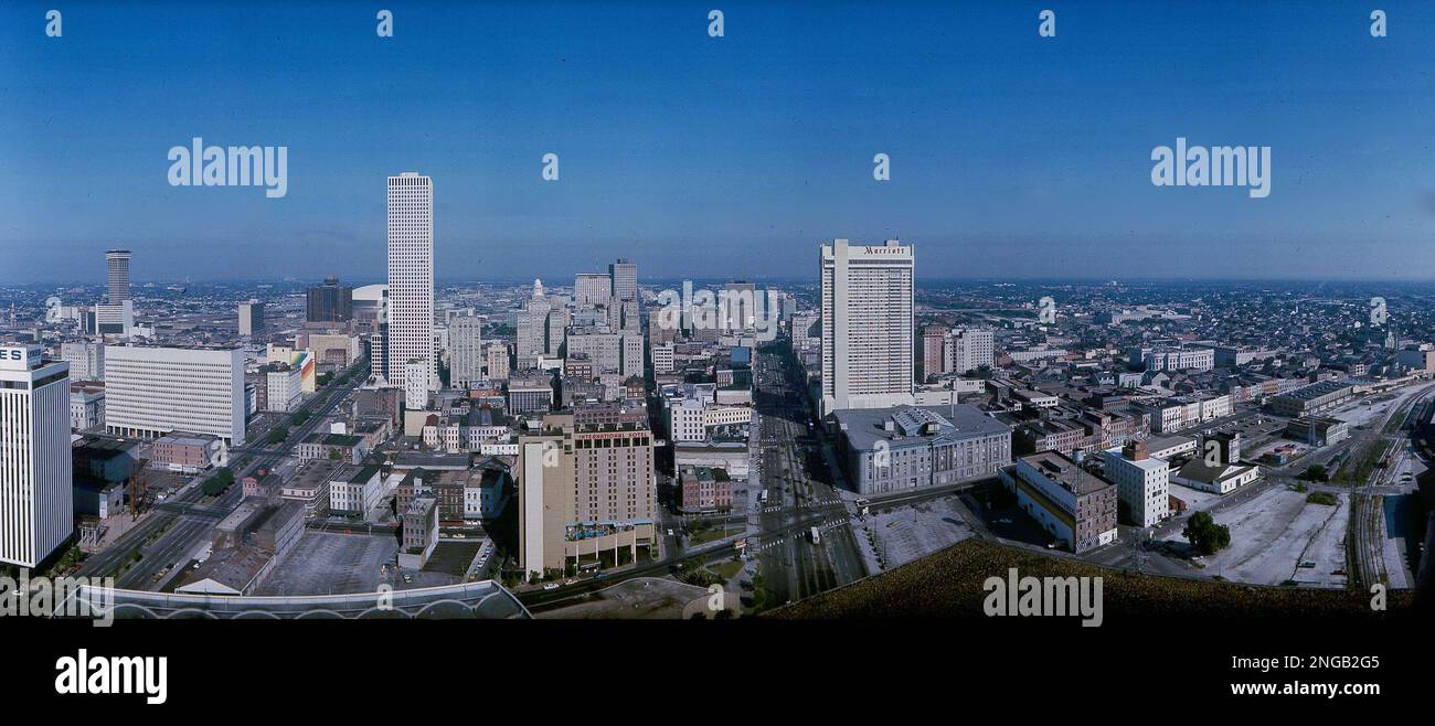 The New Orleans skyline is seen in 1978. (AP Photo/Sandy Colton Stock ...