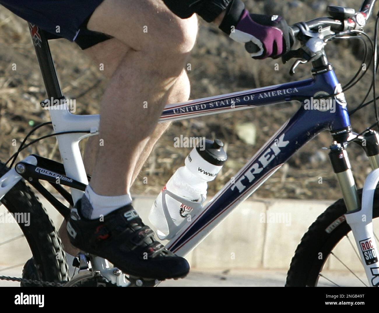 The Presidential Seal and the words "United States of America" is seen ...