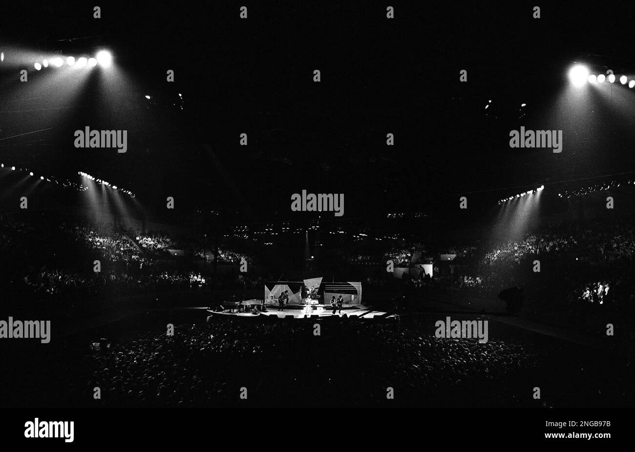 The Rolling Stones perform on stage at the Hampton Coliseum in Hampton ...