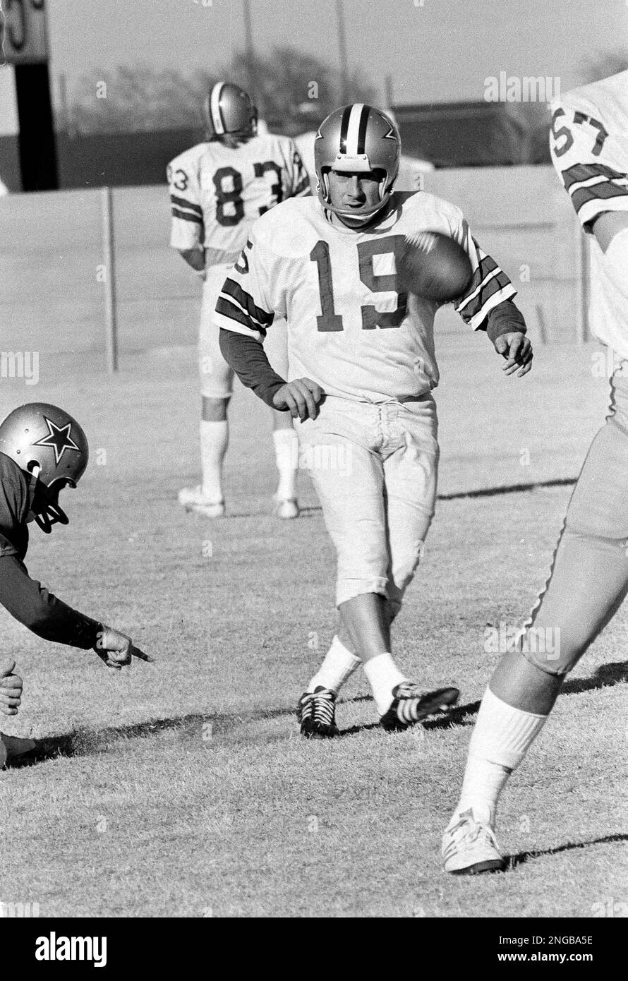 Goal kicker Toni Fritsch of Austria, who plays for the Dallas Cowboys ...