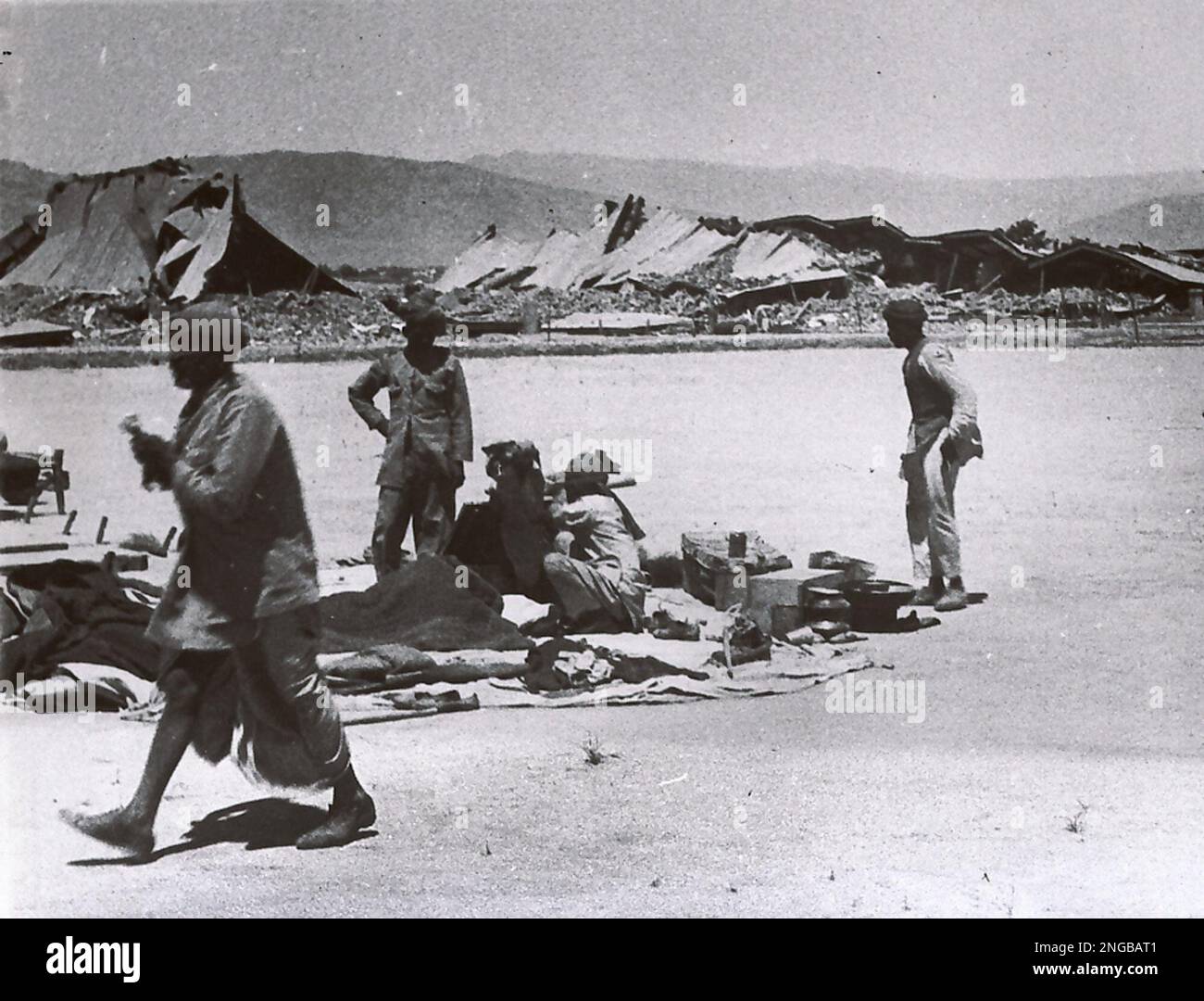 Residents of Quetta, Pakistan are photographed in their impromptu ...