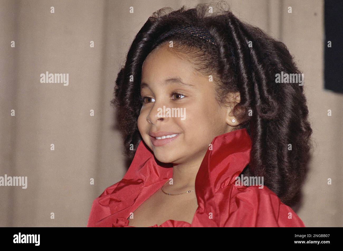 Young star of "The Cosby Show," Raven Symone, is seen at the ...