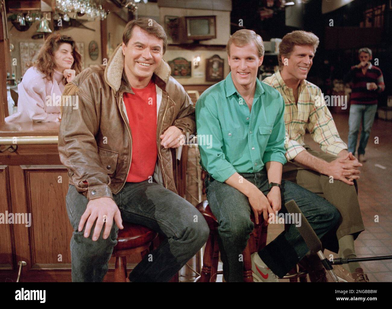 Robert Urich, second from left, star of the television series "Spencer ...