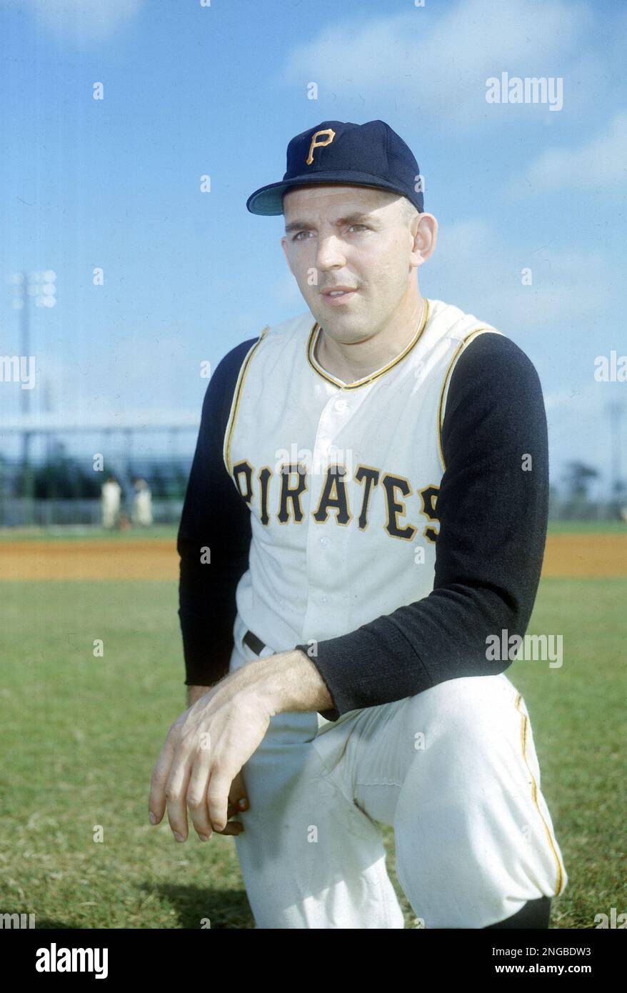 Frank Thomas, infielder with the Pittsburgh Pirates, pictured February ...