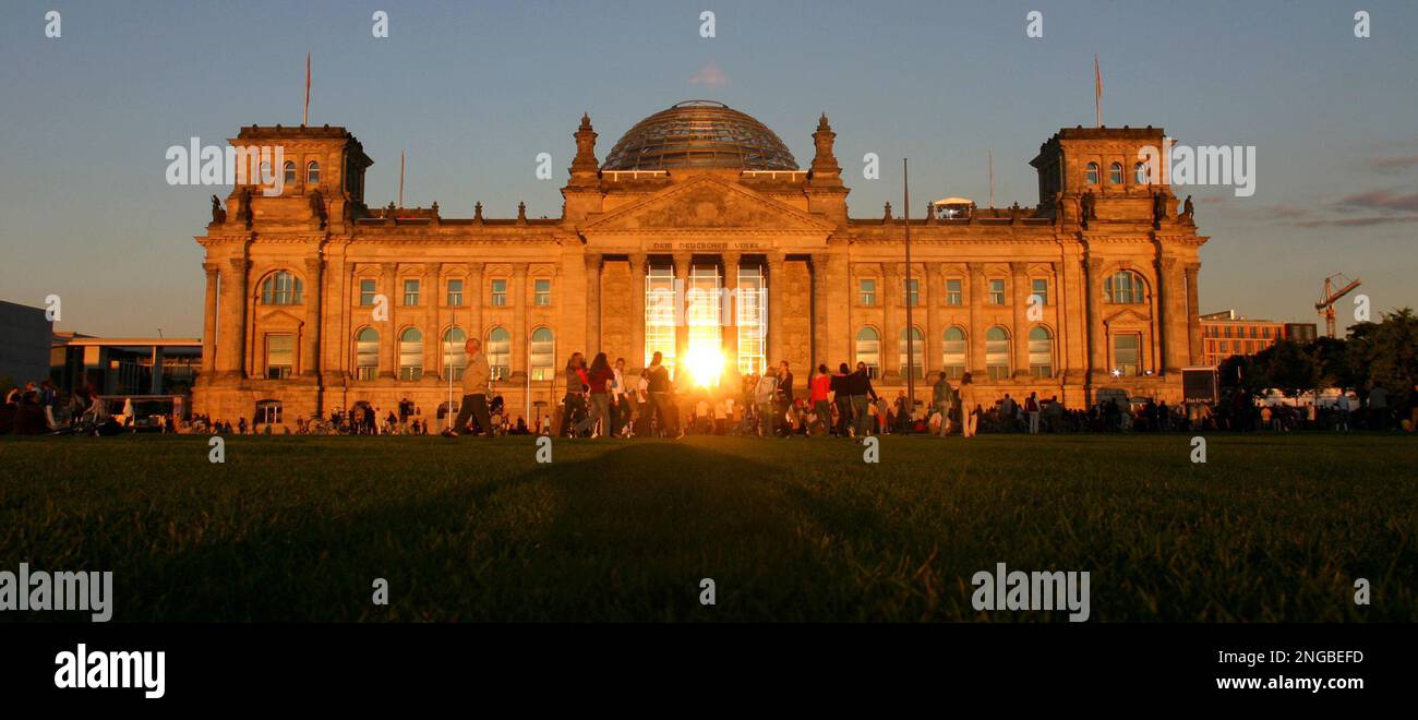 German parliament building Reichstag is seen in Berlin on the day of ...