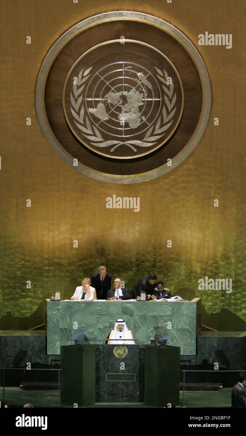 Prince Sultan Bin Abdulaziz Al-Saud of Saudi Arabia speaks during the ...