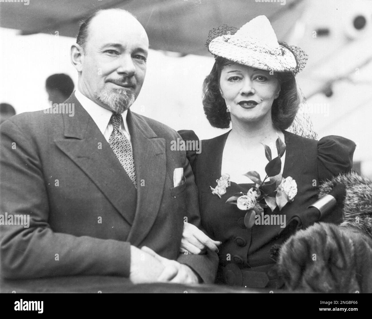 Lord Hubert Wilkins, famous Australian explorer and his wife Lady ...