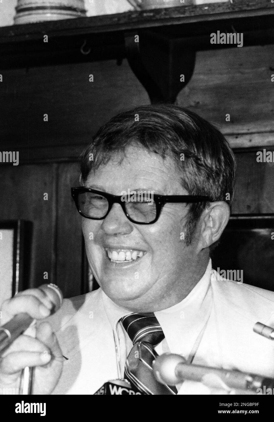 Billy Carter is shown during a news conference held at the '21' Club in New York City, Aug. 30 ...
