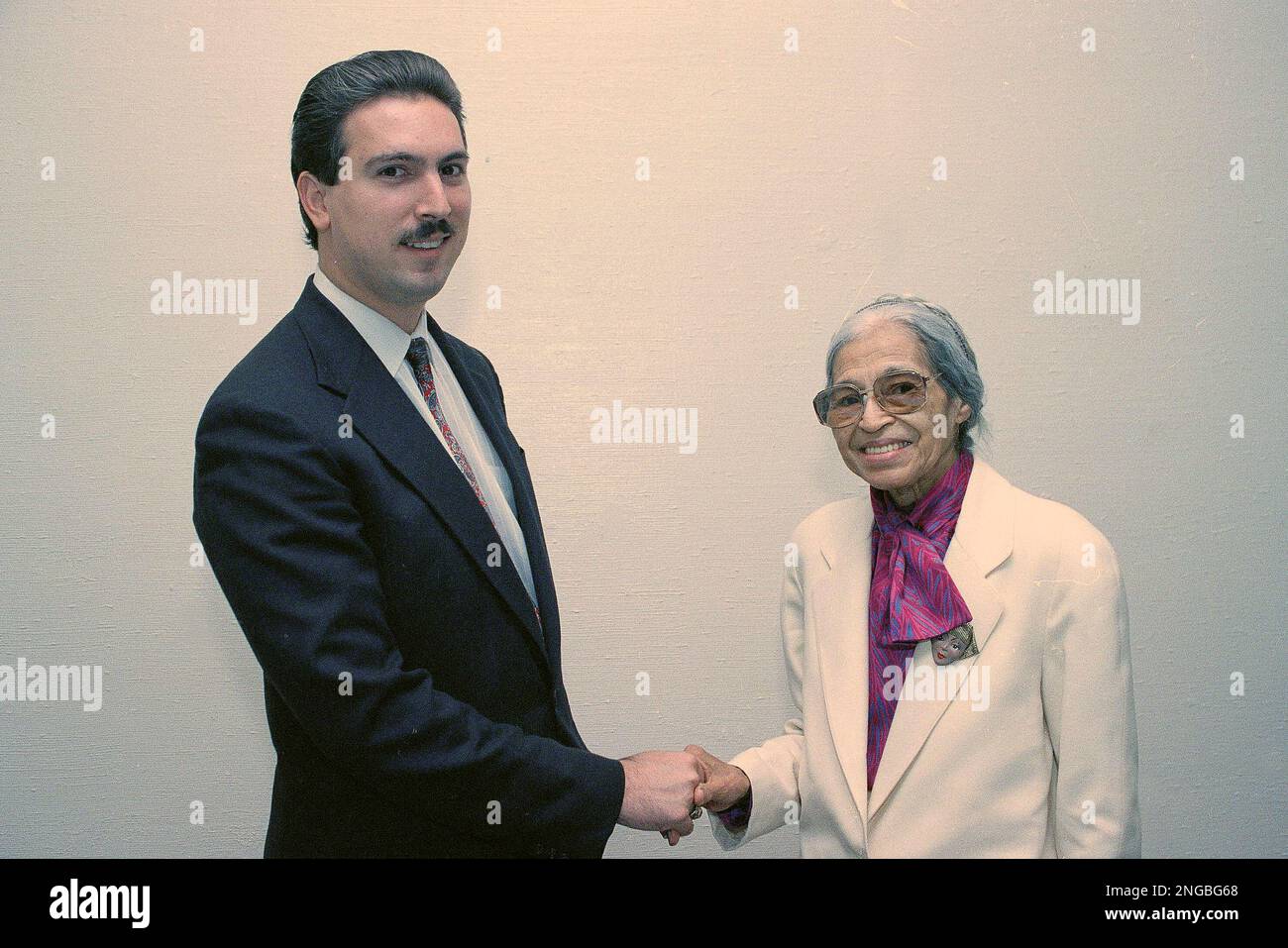 Rosa Parks, who 35 years ago refused to give up her seat on a ...