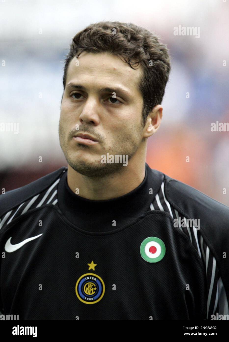 Inter Milan's goalie Julio Cesar of Brazil during Italian major league ...