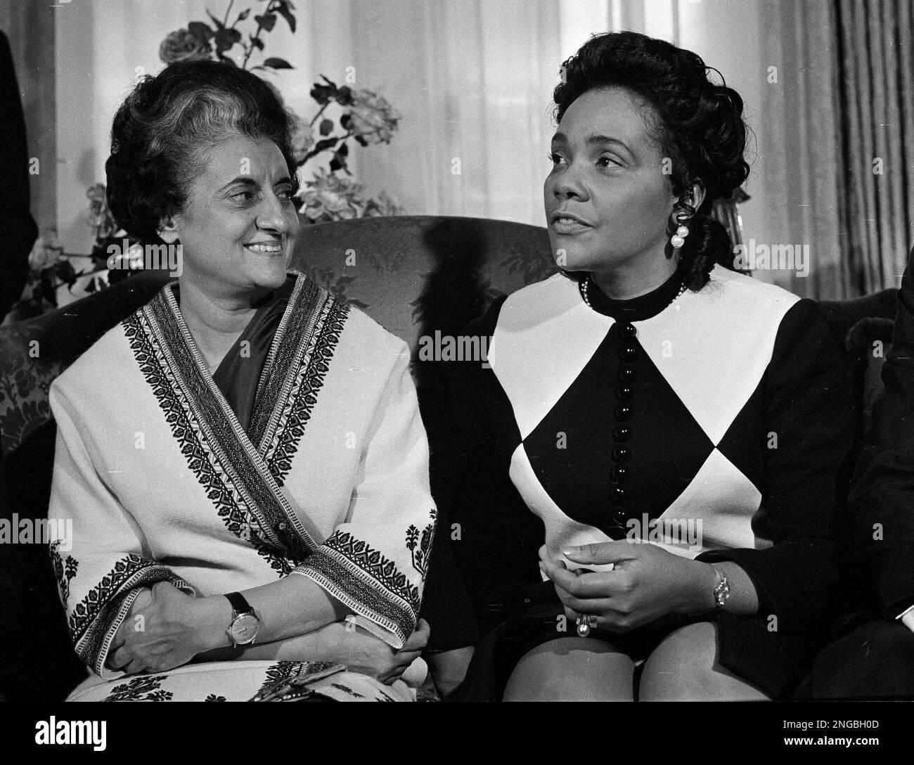 Coretta Scott King, widow of slain civil rights leader Dr. Martin ...
