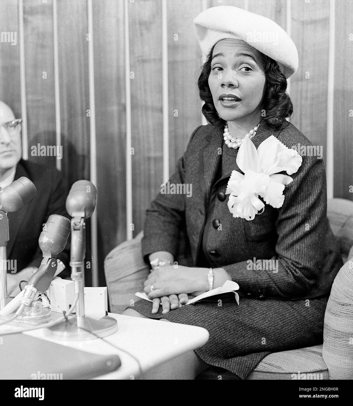Coretta Scott King, wife of civil rights leader and Nobel winner Dr ...