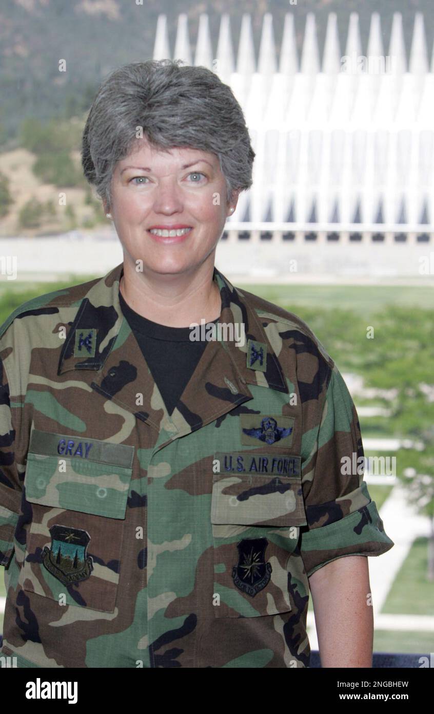 Col. Debra D. Gray, vice commandant of cadets at the United States Air ...