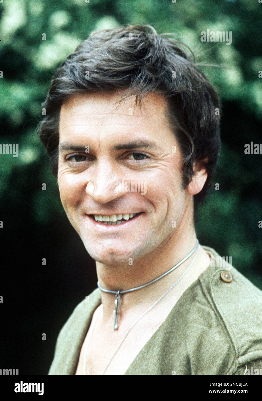 British actor Patrick Mower smiles during the filming of "Carry On ...