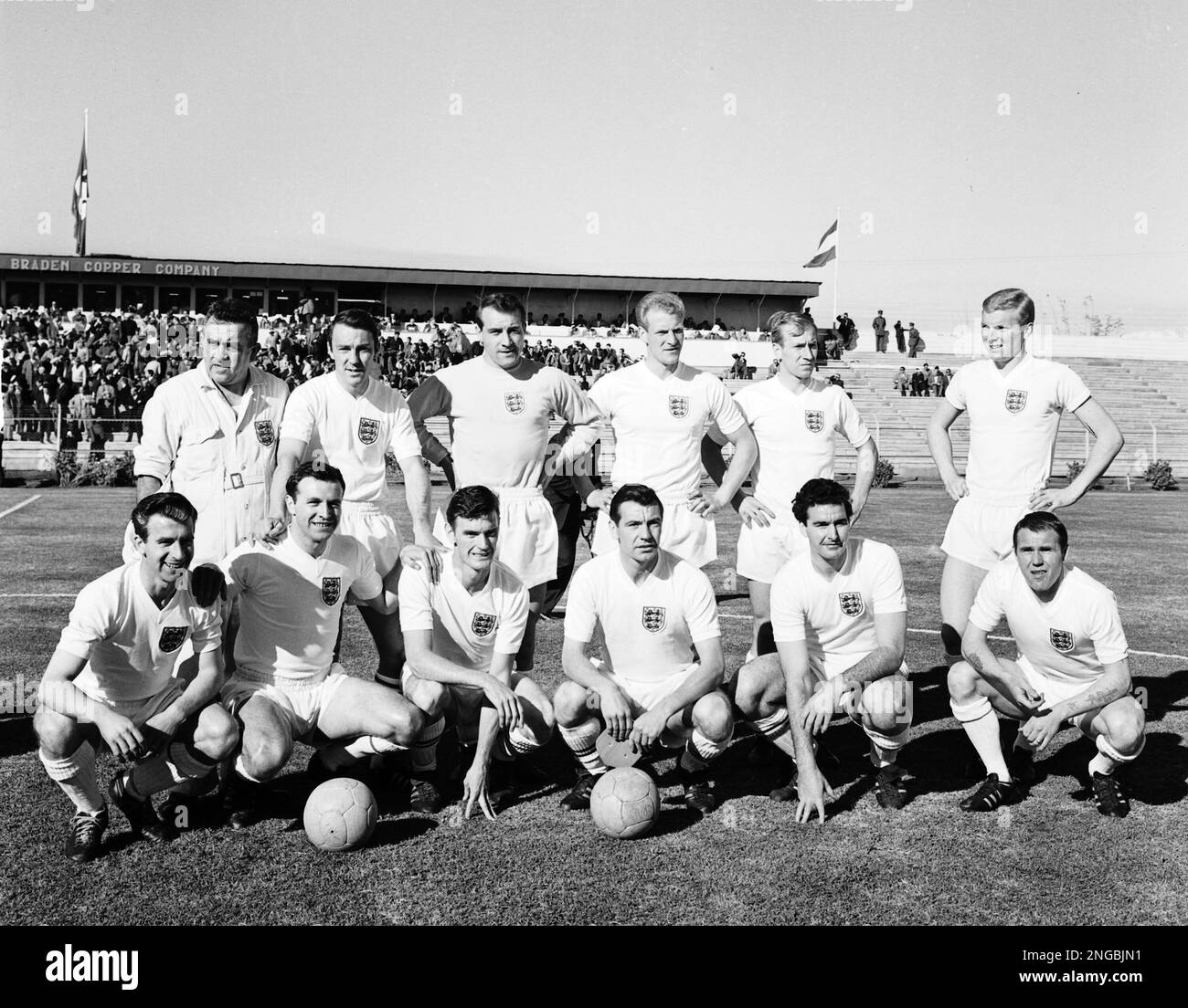 The England team pose for a picture before their World Cup m,atch ...