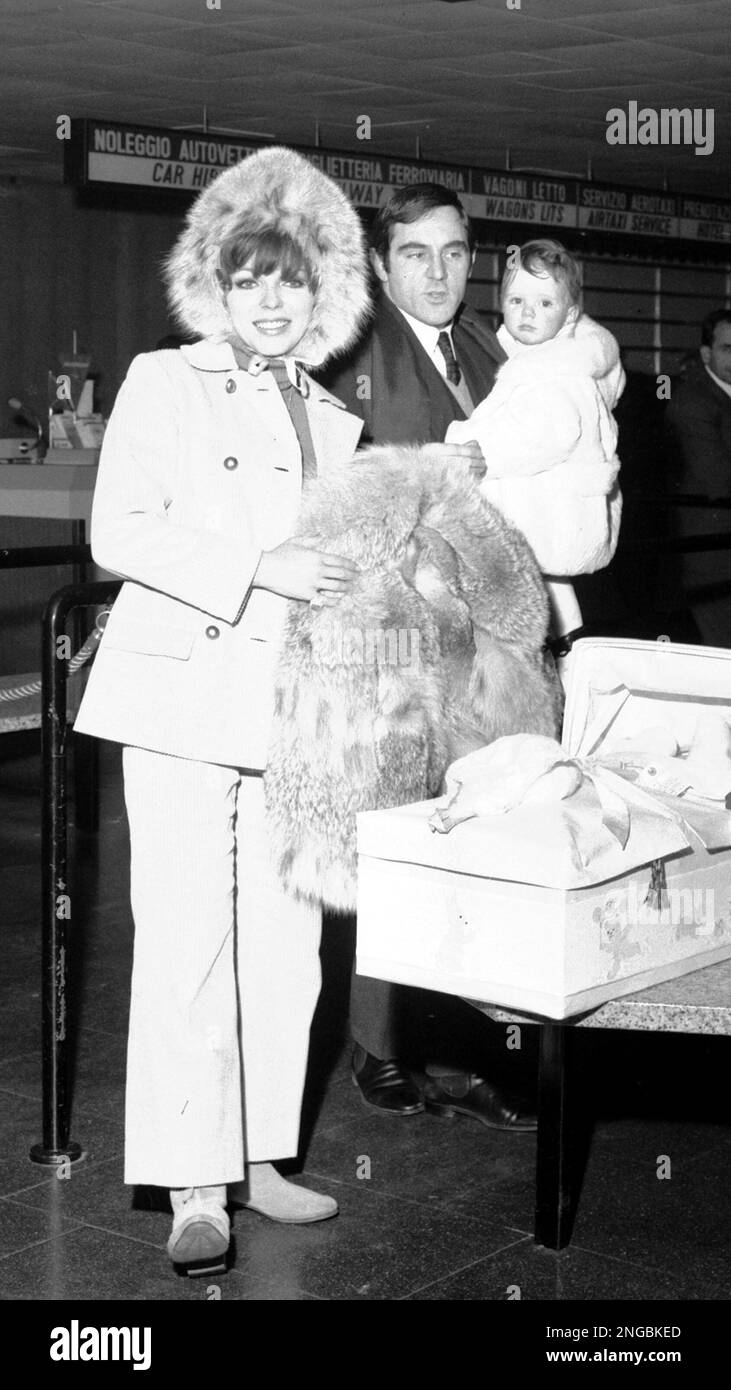 British actress Joan Collins and her husband and fellow actor Anthony ...