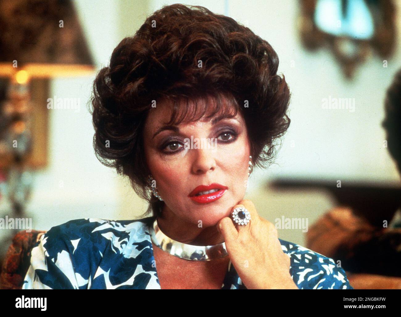 British actress Joan Collins promotes her autobiography "Past Imperfect ...