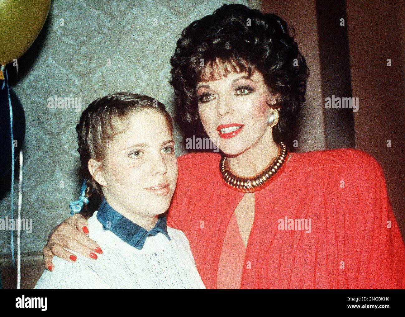 British actress Joan Collins and her daughter Katie attend the Annual ...