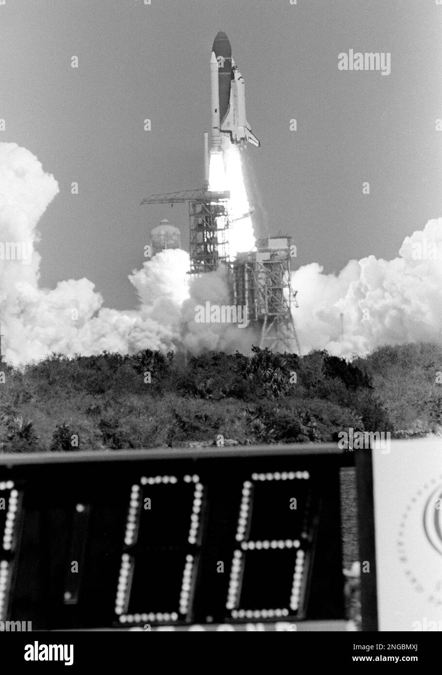 The space shuttle Challenger lifts from the pad, April 4, 1983, at the ...