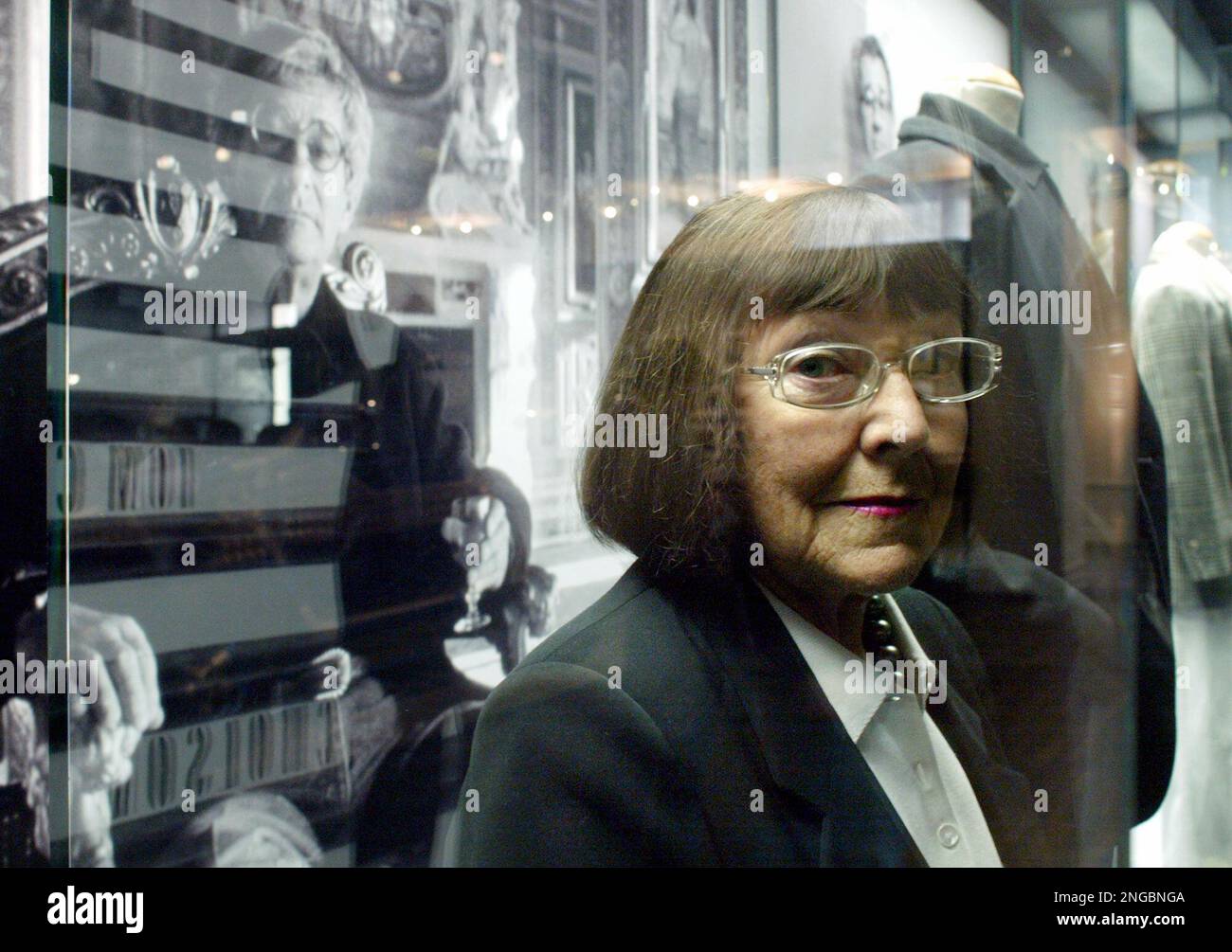 June Newton, widow of late fashion photographer Helmut Newton who is ...